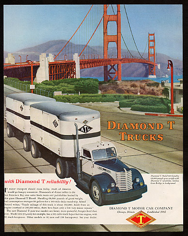 Diamond T Ads - Diamond T Classics Club